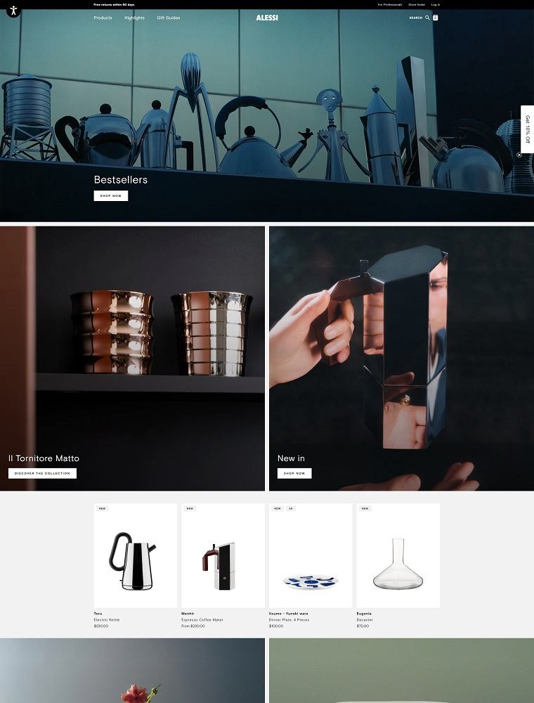 eCommerce Website Design: Gallery & Tech Inspiration with 3000 ...
