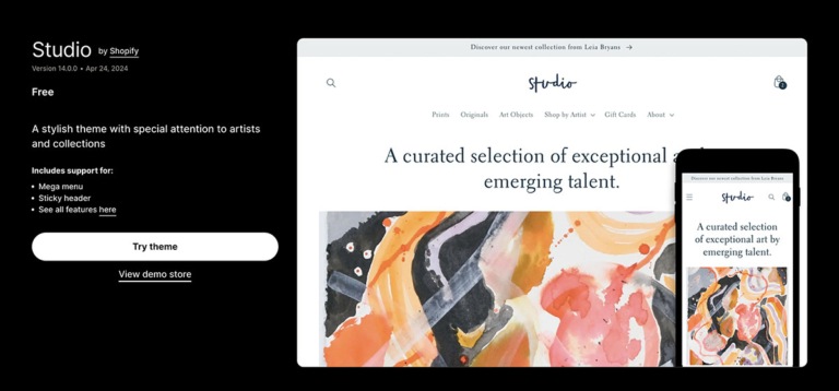 6 Best Free Shopify Themes in 2024 | eCommerce Website Design Gallery ...