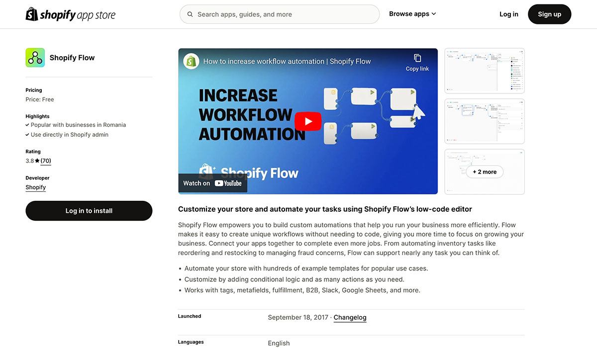 Shopify Flow | eCommerce Website Design Gallery & Tech Inspiration