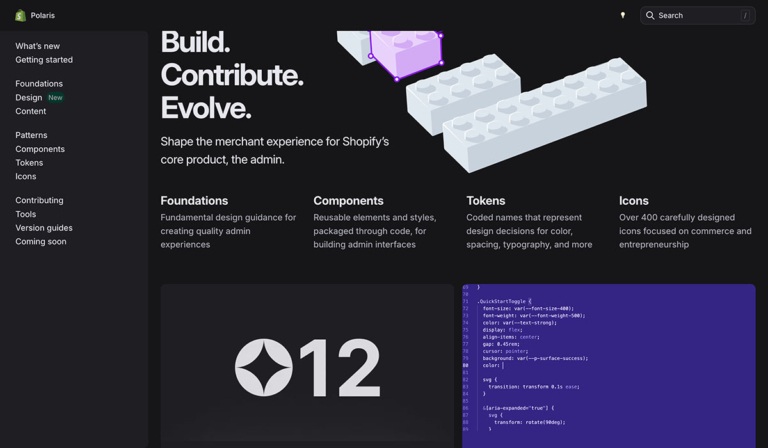What is The Shopify Polaris Design System? The Complete Guide | eCommerce Website Design Gallery ...
