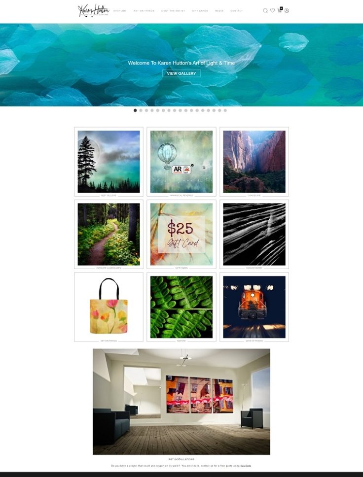 8 Best Art Storefronts Website Examples | eCommerce Website Design ...