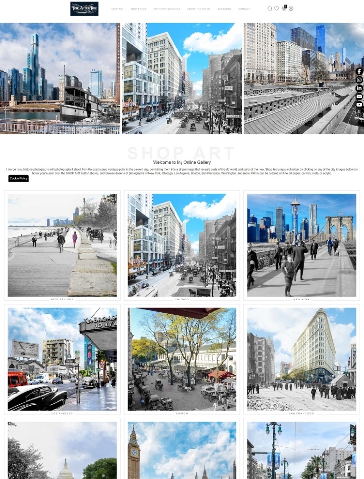 8 Best Art Storefronts Website Examples | eCommerce Website Design ...