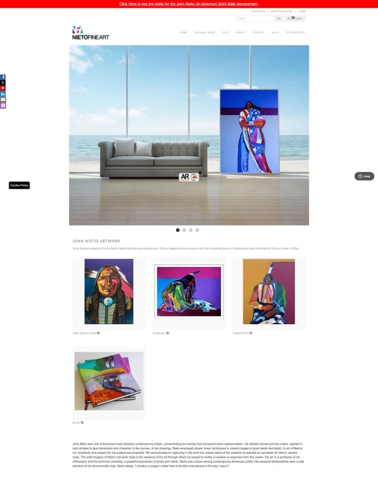 8 Best Art Storefronts Website Examples | eCommerce Website Design ...