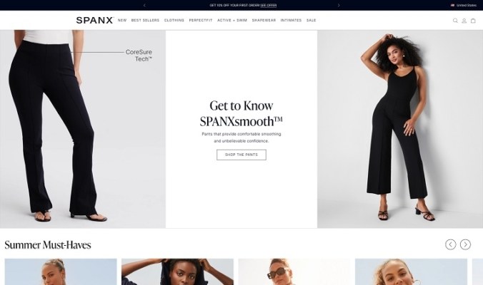 SKIMS | eCommerce Website Design Gallery & Tech Inspiration