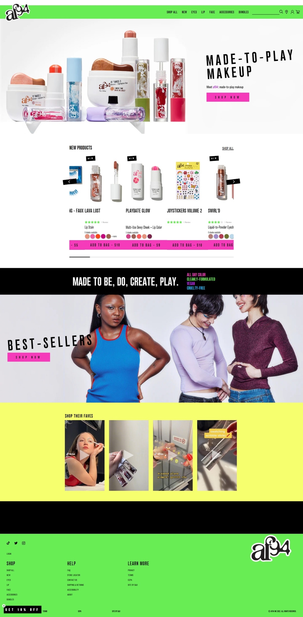 AF94 | eCommerce Website Design Gallery & Tech Inspiration