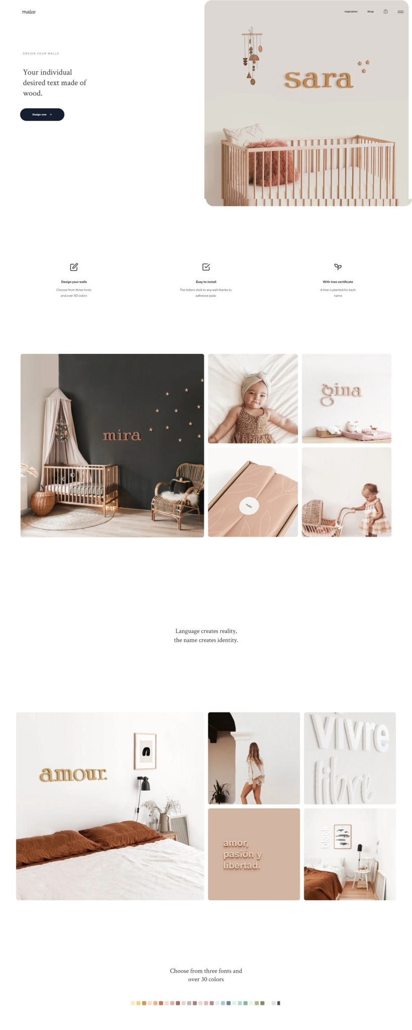 Malco Wall Shop | eCommerce Website Design Gallery & Tech Inspiration
