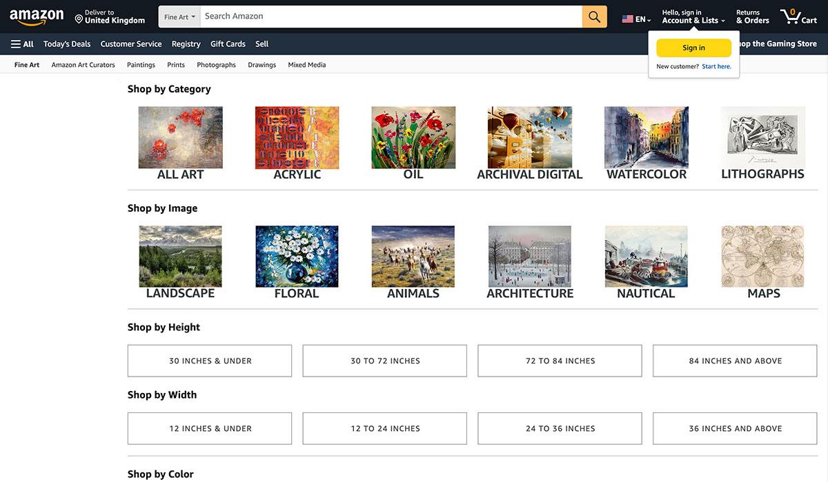15 Best Websites for Selling Art Online in 2025 | eCommerce Website ...