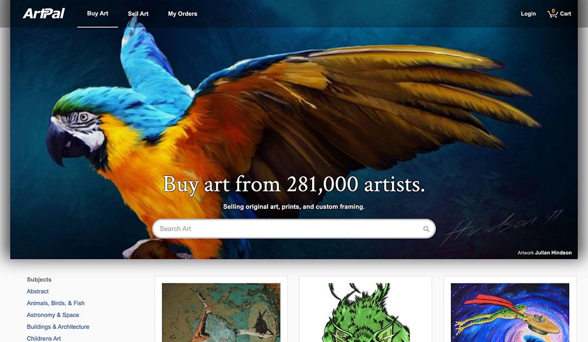 15 Best Websites for Selling Art Online in 2025 | eCommerce Website ...