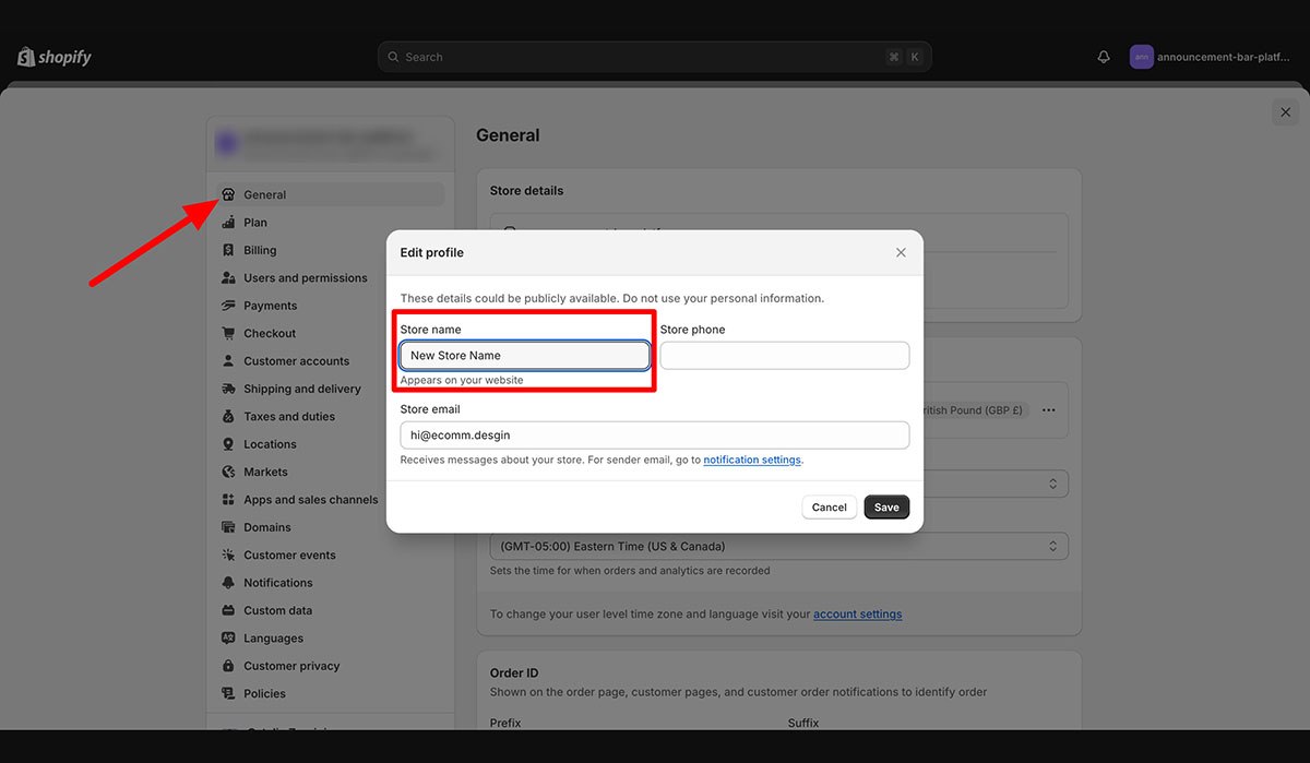 How to Change Your URL on Shopify | eCommerce Website Design Gallery ...