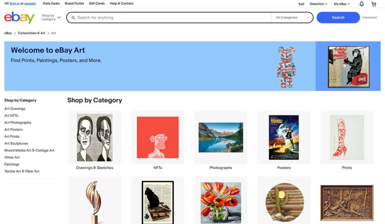 15 Best Websites for Selling Art Online in 2025 | eCommerce Website ...