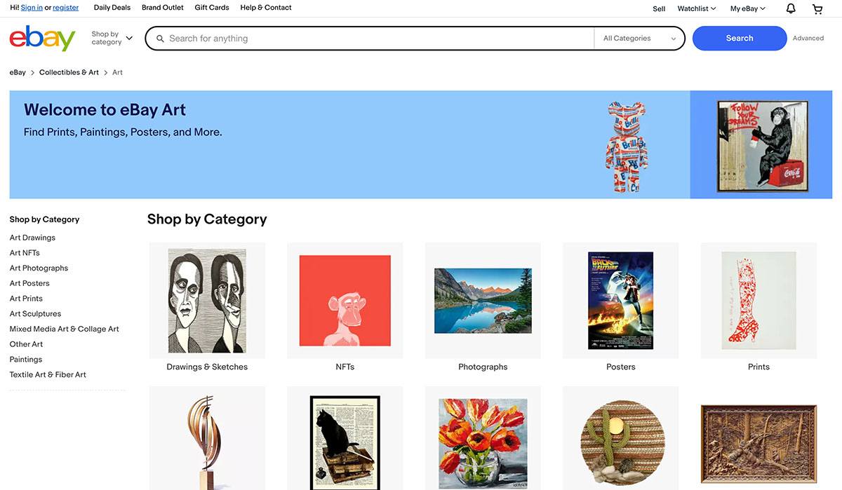15 Best Websites for Selling Art Online in 2025 | eCommerce Website ...
