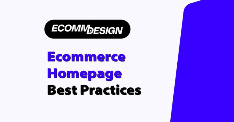 Ecommerce Homepage Best Practices (With Examples) | eCommerce Website ...