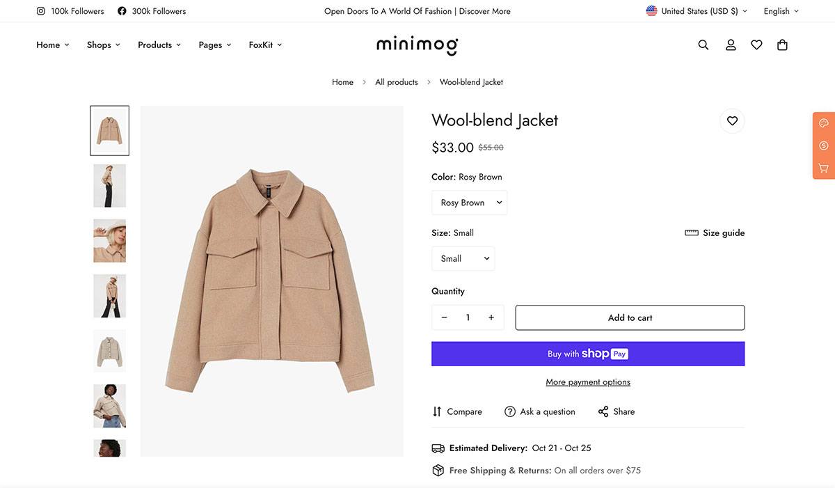 Minimog Shopify Theme Review