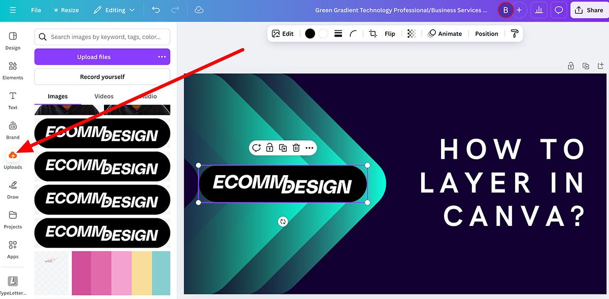 How Do You Layer Pictures in Canva? | eCommerce Website Design Gallery ...