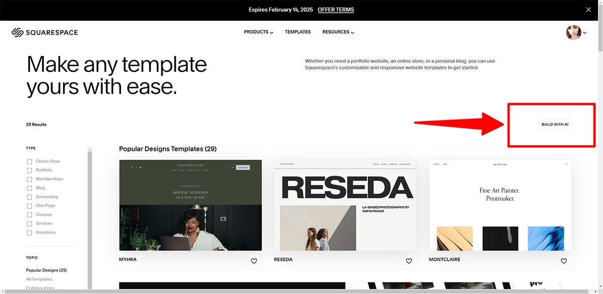 The Step-by-Step Guide to Using Squarespace Blueprint AI | eCommerce ...