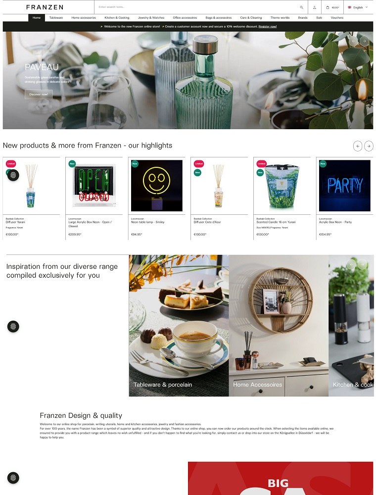 eCommerce Website Design: Gallery & Tech Inspiration with 3000 ...