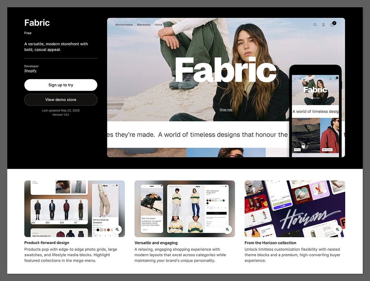 Top Horizon Themes on Shopify (2025 Guide) | eCommerce Website Design Gallery & Tech Inspiration