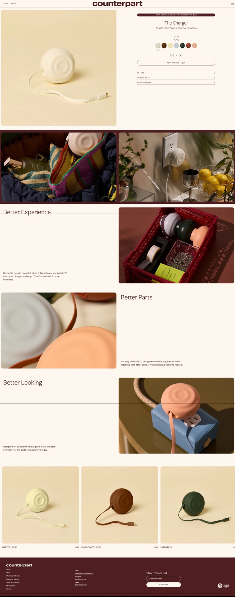 Counterpart | eCommerce Website Design Gallery & Tech Inspiration