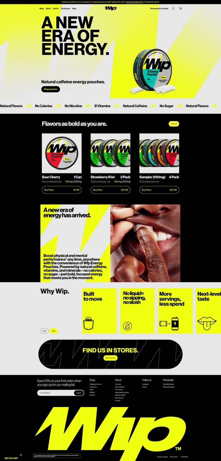 Wip | eCommerce Website Design Gallery & Tech Inspiration
