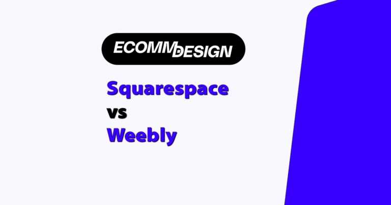 Squarespace vs Weebly: My Verdict for 2026 | eCommerce Website Design ...